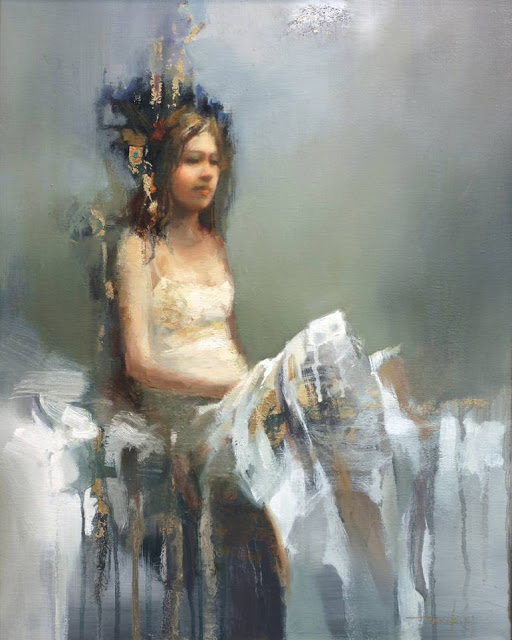 Taeil Kim, South Korea, Waiting 01 Paintings, The amorous game, Part 19 ...