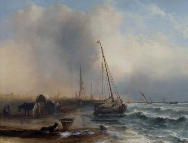 John H. ‘Jock’ Wilson, Seascape with Boats and Figures 02 Classic Works ...