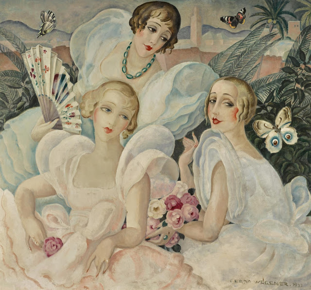 Gerda Wegener, Danish, Les femmes fatales, 01 work, PORTRAIT OF A LADY ...