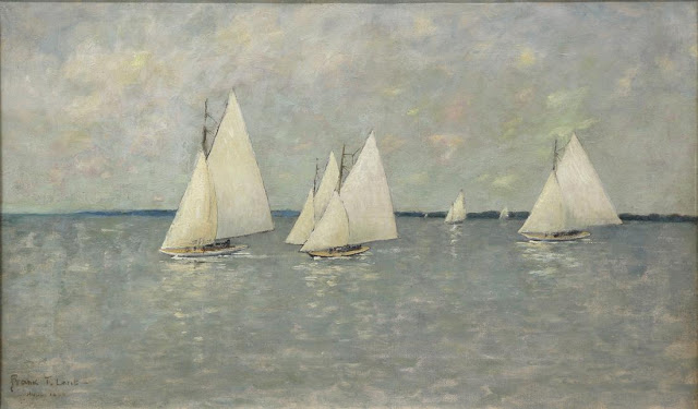 Frank Townsend Lent; Sailing Regatta 01 Marine Painting – Frank ...