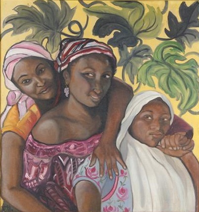 01 work, PORTRAIT OF A LADY, Virginia Castillo’s Island women; with ...