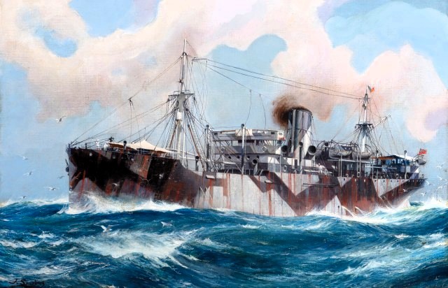 01 Marine Painting, John Jack Robert Charles Spurling’s P. & O ...