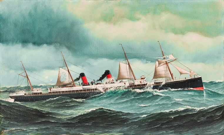 01 Marine Painting, Antonio Nicolo Gasparo Jacobsen’s La Champagne ...